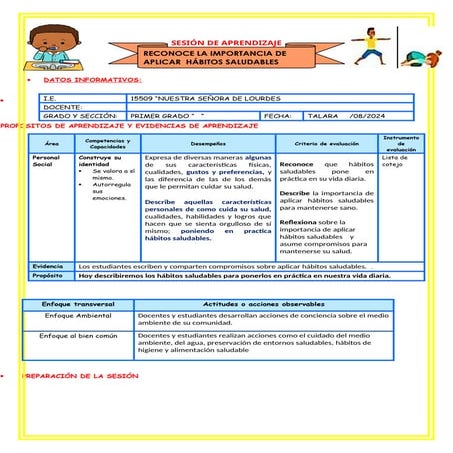 11.- Promoviendo una Vida Saludable a través del Inglés_Promoting a ...