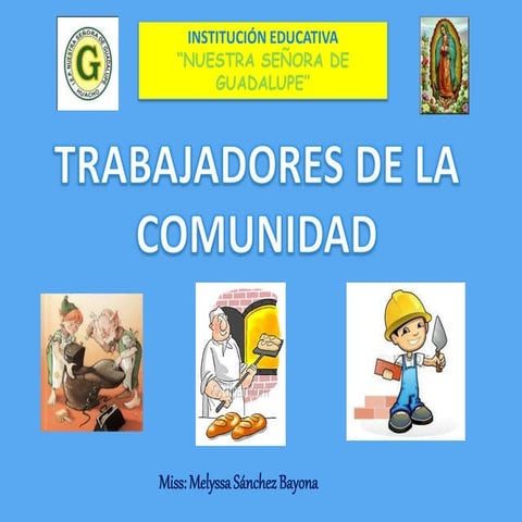 SESIÓN: TRABAJADORES DE LA COMUNIDAD | PPTX