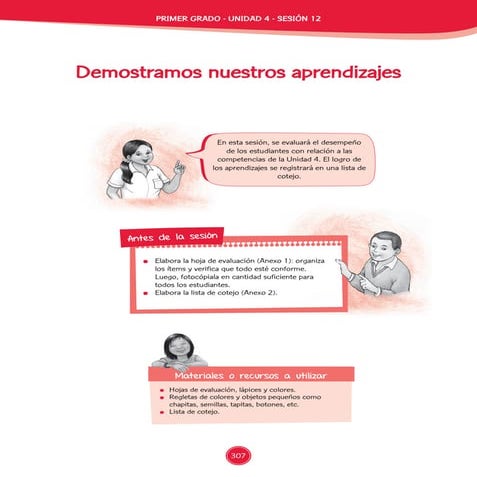 Sesión 12 matemática-1er-grado MINEDU. | PDF