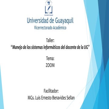 Tutorial Básico Zoom | PPT