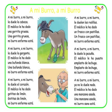 A mi burro | DOCX