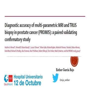 Papel de la Resonancia Magnética en el diagnóstico del Cáncer de ...