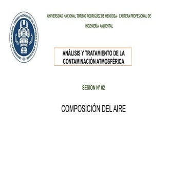 COMPOSICIÓN DEL AIRE | PPTX