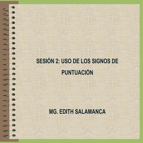 Uso de los signos de puntuación | PPT