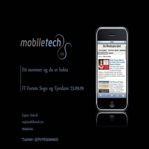 Sesjon4 Espen Askvik Mobiletech | PPT