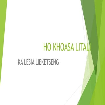 SEBOKO SA BAFOKENG | PPTX