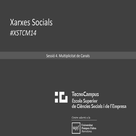 Sessio 4 Xarxes Socials | PPT
