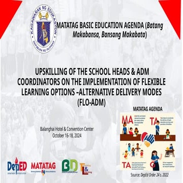 Implementation of Flexible Learning Options - Homeschooling program.pptx