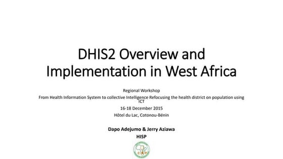 Dhis2 overview | PPTX