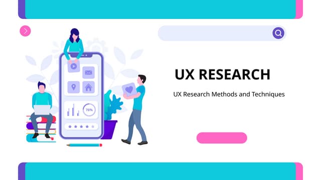 Qualitative & Quantitative research UX | PPTX