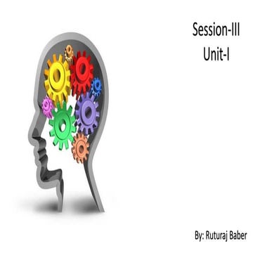 Session iii-U1 | PPT