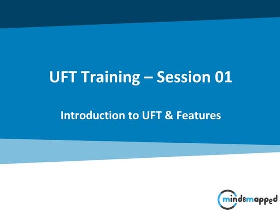 Introduction To Unified Functional Testing 12 Uft Pptx Computer Software And Applications
