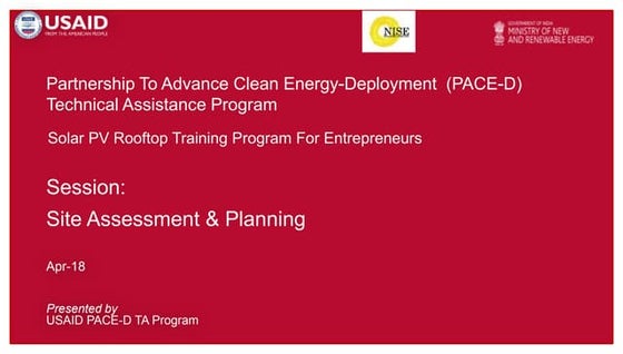 SOLAR SITE SURVEY ROOFTOP | PPTX | Power and Energy Industry | Industries