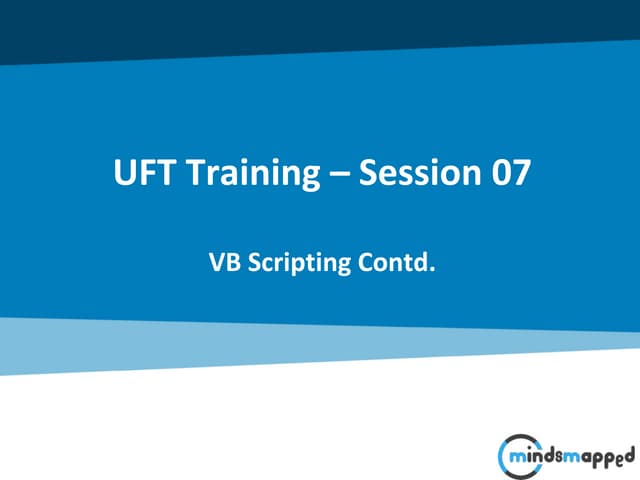Session 07 Vb Scripting Contd Ppt 2270