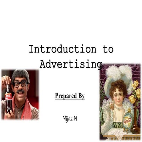 Introduction to advertising & integrated marketing communication | PPTX