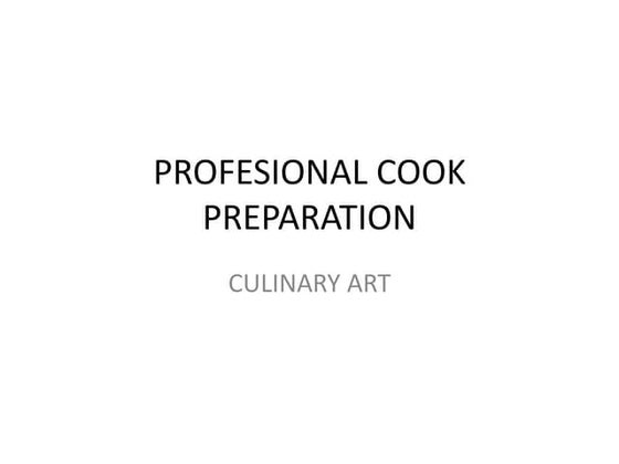Core Competencies in Cookery NC II | PPT