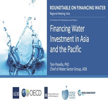 Presentation - Fifth Roundtable on Financing Water - Mr. Tom Panella | PPT