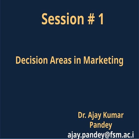 Marketing Management Introduction about m | PPT