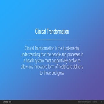 Session 1 clinical-transformation - presentation breakout | PPTX ...