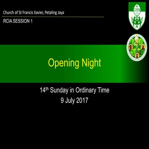 Session 1 opening night 2017 | PDF