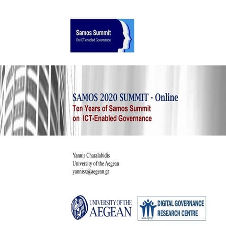 Samos 2020 Summit Intro | PDF