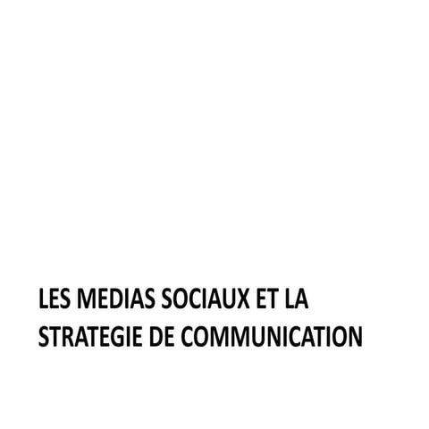 Sawi Rp Stratégie De Communication Digitale Ppt