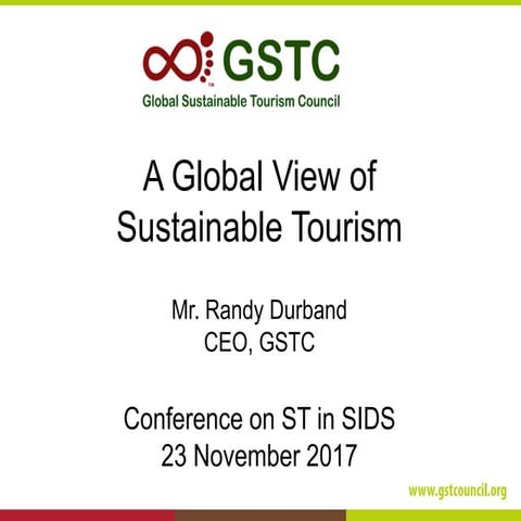The Global Sustainable Tourism Council's Role in Responsible Tourism ...