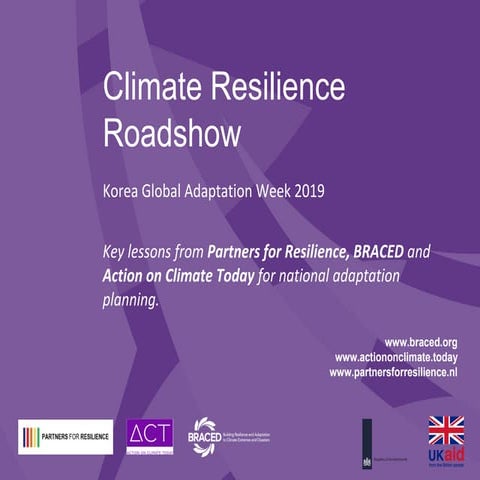 11.2.1 Climate Resilience Roadshow opening and closing | PDF