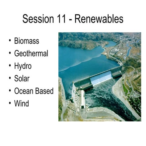 Session 11 renewable energy | PPT