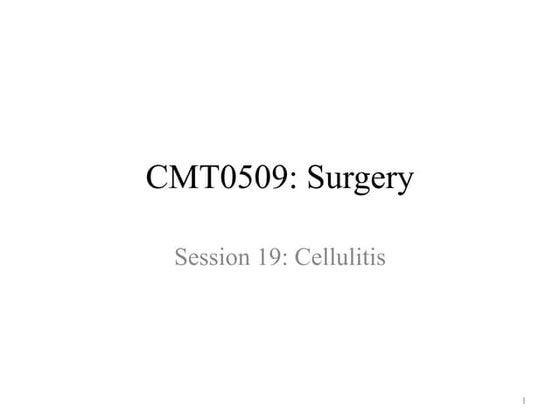 Cellulitis Pptx