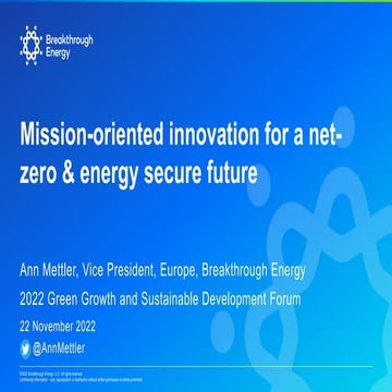 2022 GGSD Forum- Session 1 Scene Setter-Ann Mettler | PPT