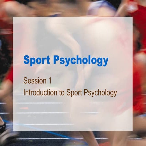 Session 1 intro to psychology | PPT | Sports