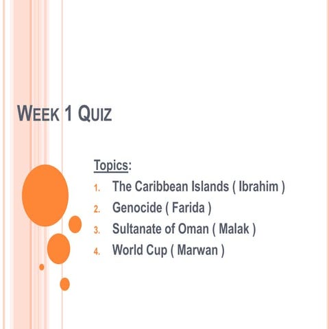 Session 1 Main Quiz Ppt