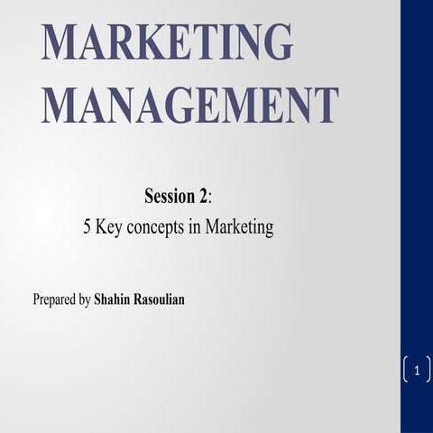 Marketing Management - session 2-5 Key concepts in Marketing.pptx
