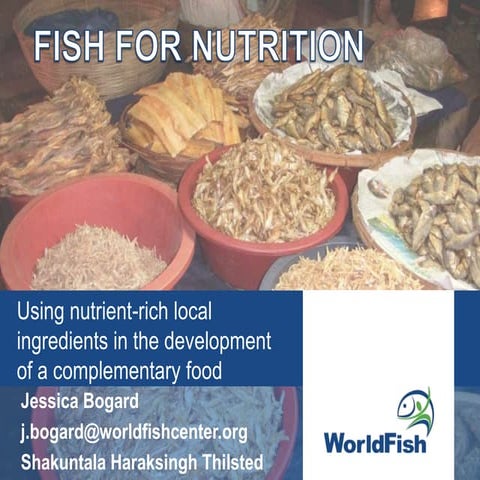 Session 2. Thilsted - Infant Food Development from Small Dried Fish | PPT