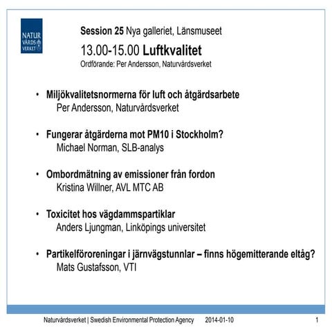 Session 25 per andersson | PPT