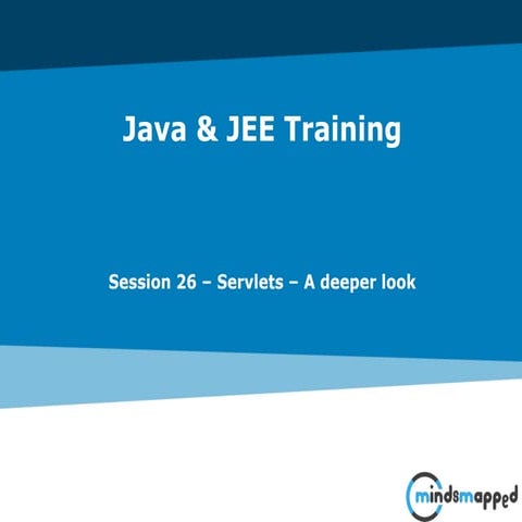 Session 26 Servlets Part 2 Ppt 7671
