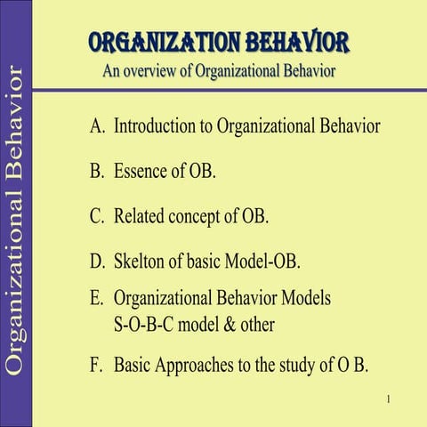 Session 28,29 Introduction OB.pdfhhjbvvhb | PPT