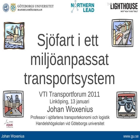 Session 29 Johan Woxenius | PPT