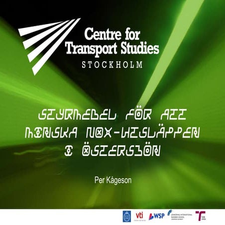 Session 29 Per Kågeson | PPT