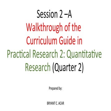 SESSION 2 A. walk through CG Q2.powerpoint presentation | PPT