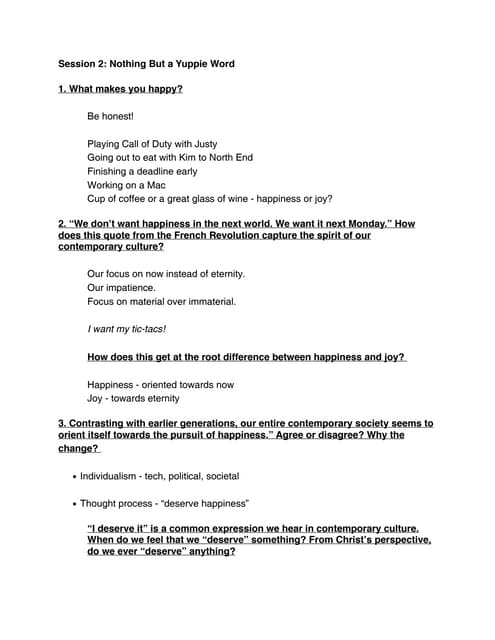 A guide to the good life summary | PDF