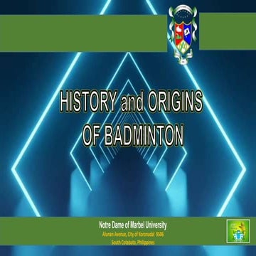Session+2+History+and+Origins+of+Badminton.pptx