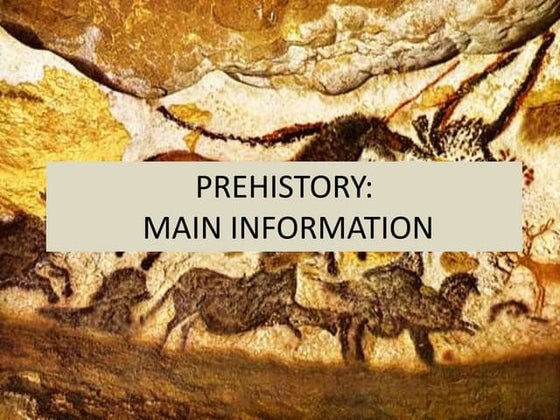 The paleolithic age, chart | PPT