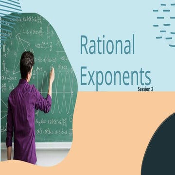 Rational Exponents/ Fractional exponents (Mathematics 9) | PPTX
