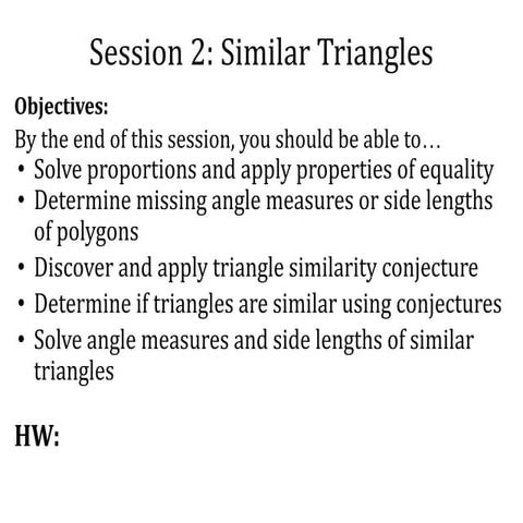 Understanding Similar Triangles and Indirect Measurement Techniques in ...