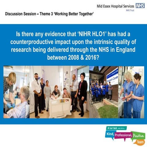 An Alternative Clinical Research Activity League Table for Acute NHS ...