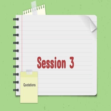 A File Explaining the Use of Quotations in Writing | PDF