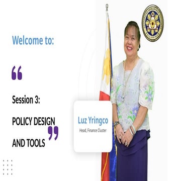 Session 3. Policy Design and Tools.pptx