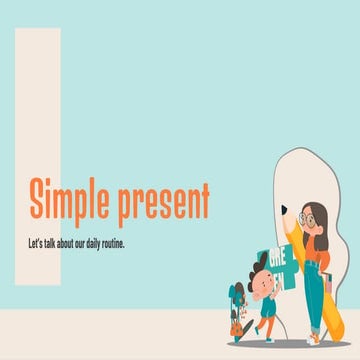 Mastering Simple Present Tense and Daily Routines in English | PDF